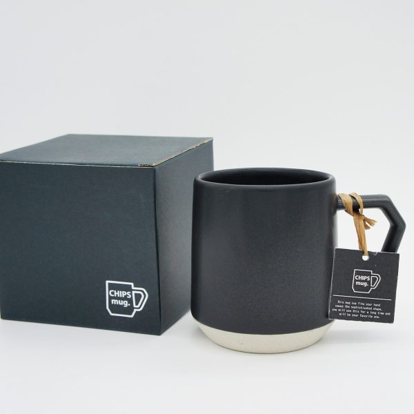 Chips 12 oz. Mug Matte Black - Anderson's Coffee